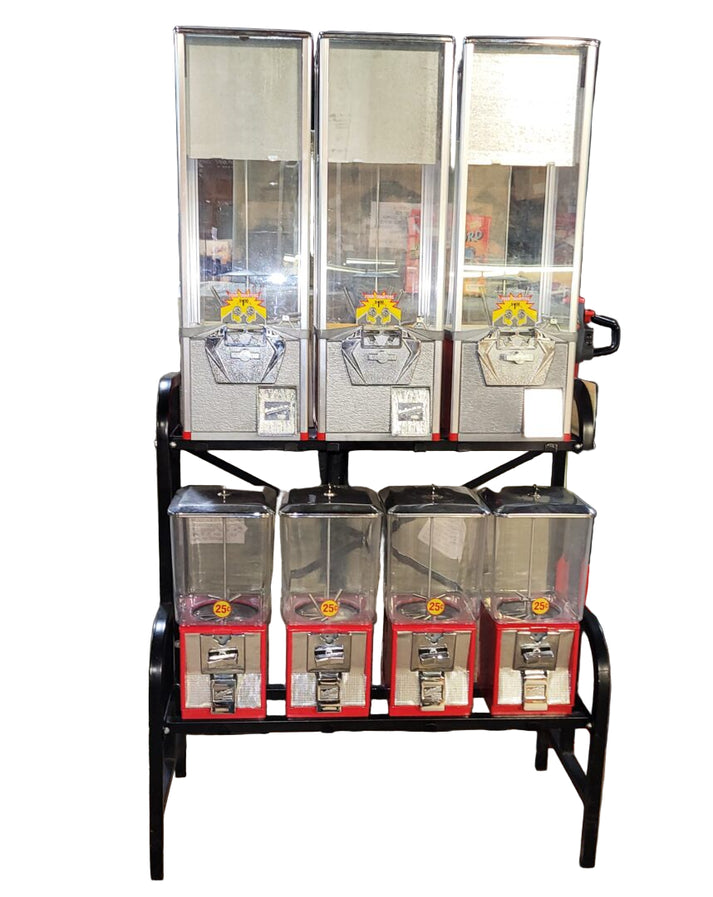 Northwestern 7 Way Square Toy Capsule & Gumball Machine Rack - Refurbi ...