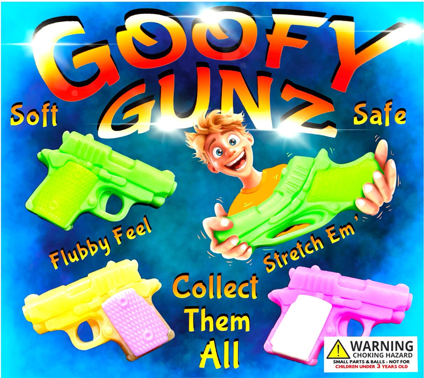 2" Goofy Guns in Toy Capsules | Cardinal Novelty